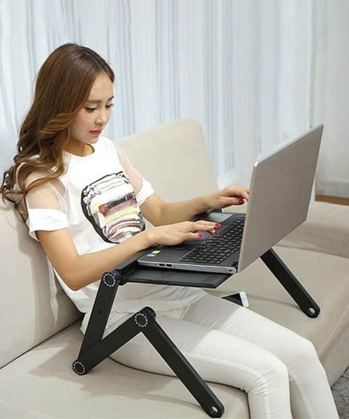 Adjustable Upside Down Laptop Stand - ThingsFromMars.com