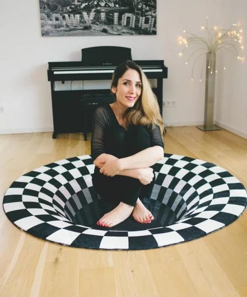 3D Optical Illusion Rug - ThingsFromMars.com