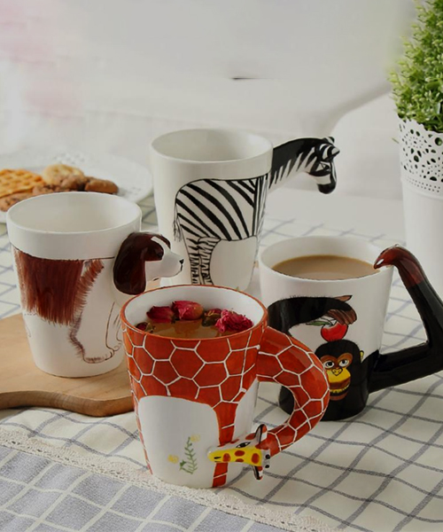 3D Animal Mugs - ThingsFromMars.com