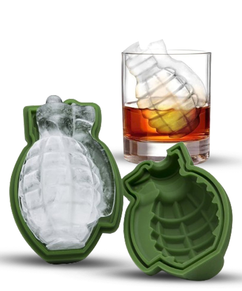 3D Grenade Ice Cube Mould - ThingsFromMars.com