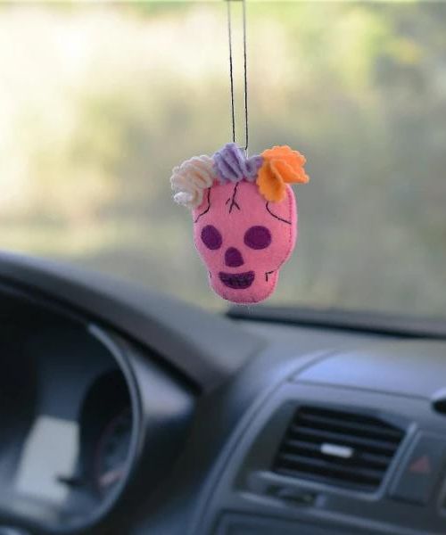 Human Skull Halloween Car Accessory - ThingsFromMars.com