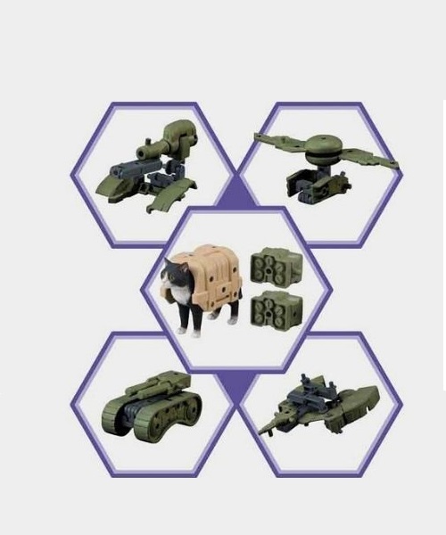 Weaponized Mech Suit Cat Action Figure - ThingsFromMars.com