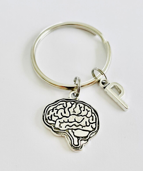 Anatomy Brain Keychain - ThingsFromMars.com