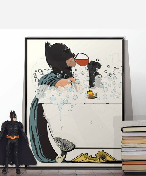 Batman Bathroom Poster - ThingsFromMars.com