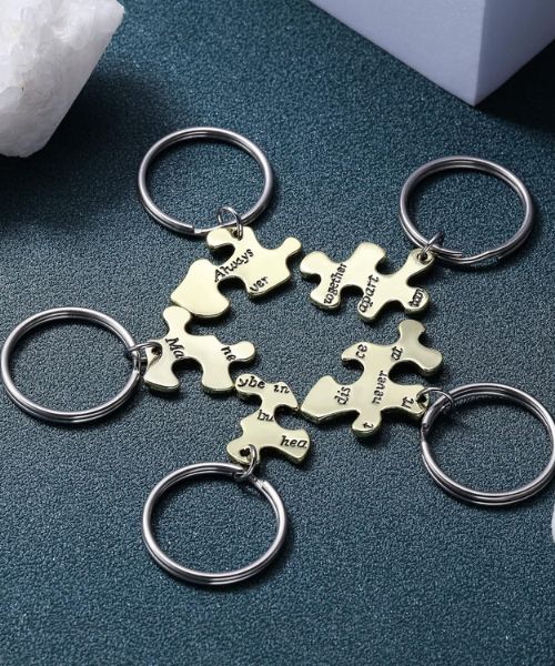 Best Friend Puzzle Keyring Set - ThingsFromMars.com