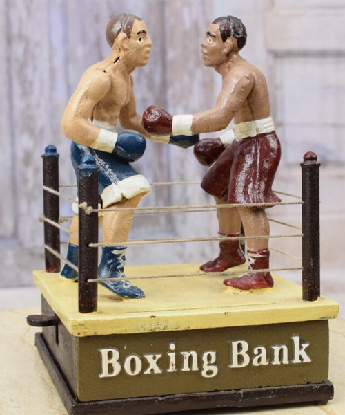 Cast Iron Two Boxers - ThingsFromMars.com