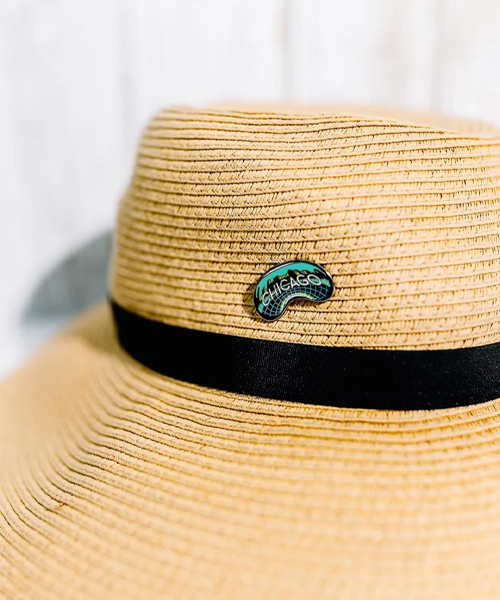 Chicago Enamel Pin - ThingsFromMars.com