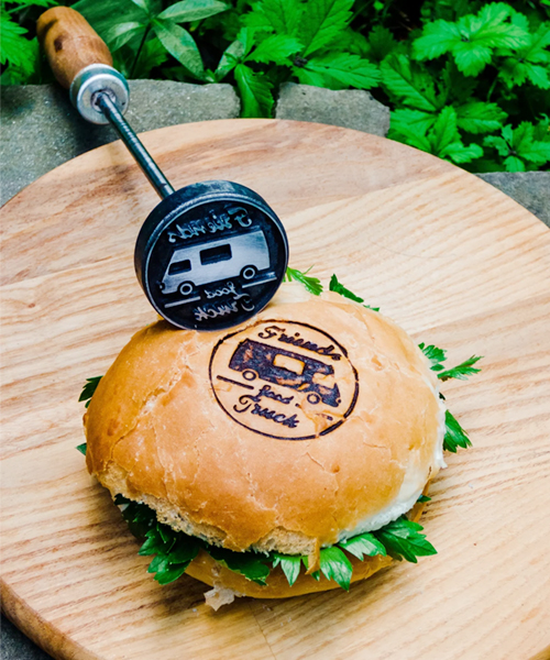 Custom Burger Stamp - ThingsFromMars.com
