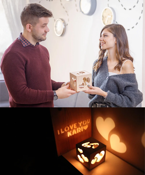 Customised Box ۔ Writing Love All Over The Wall - ThingsFromMars.com