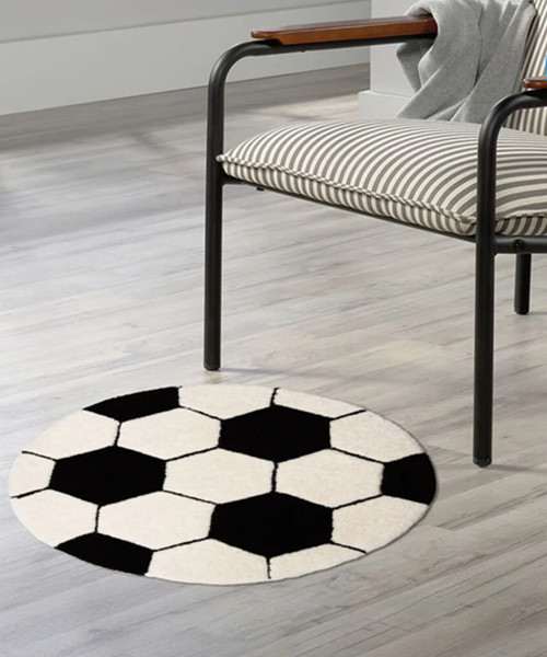Football Shaped Rug - ThingsFromMars.com