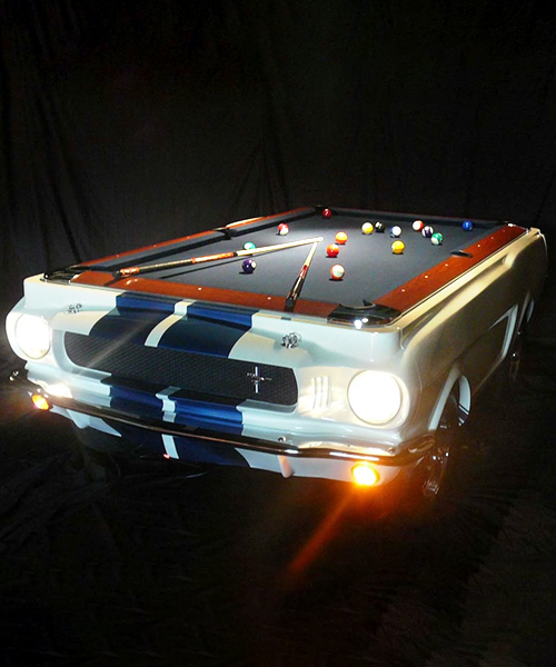 Ford Mustang Pool Table - ThingsFromMars.com