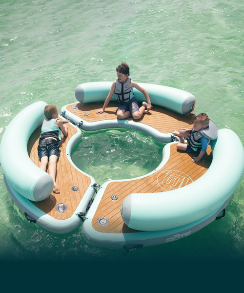 Inflatable Dock Hangout 360 Trio - ThingsFromMars.com