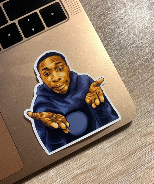 Khaby Lame Sticker - ThingsFromMars.com