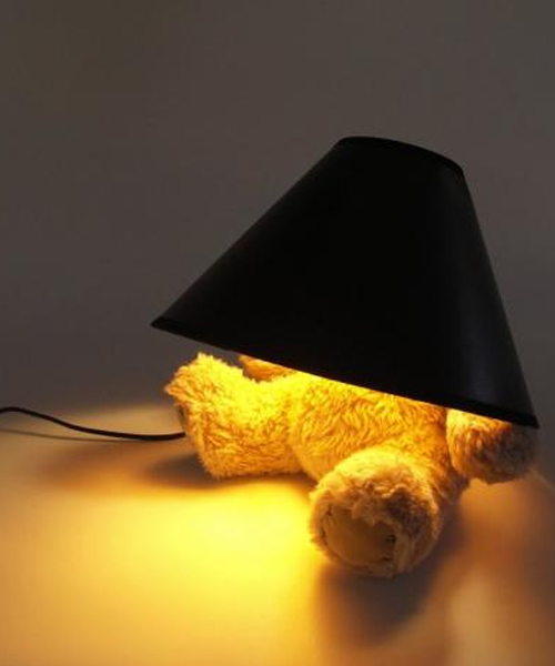 No Head Teddy Bear Lamp - ThingsFromMars.com