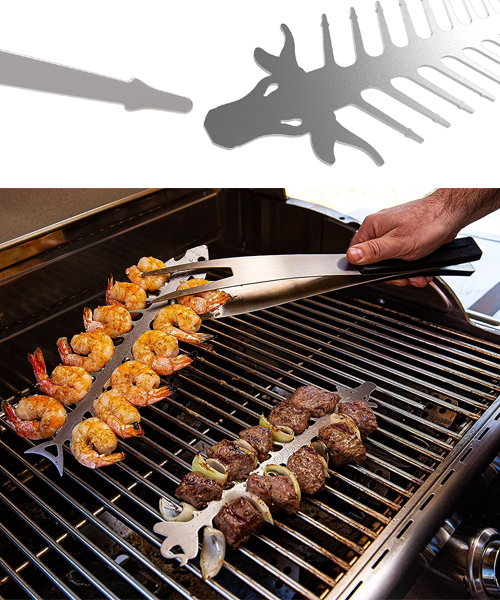 Proud Grill Slide & Serve BBQ Skewers - ThingsFromMars.com