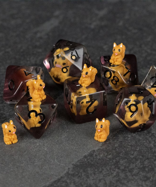 Squirrel Dice Set - ThingsFromMars.com