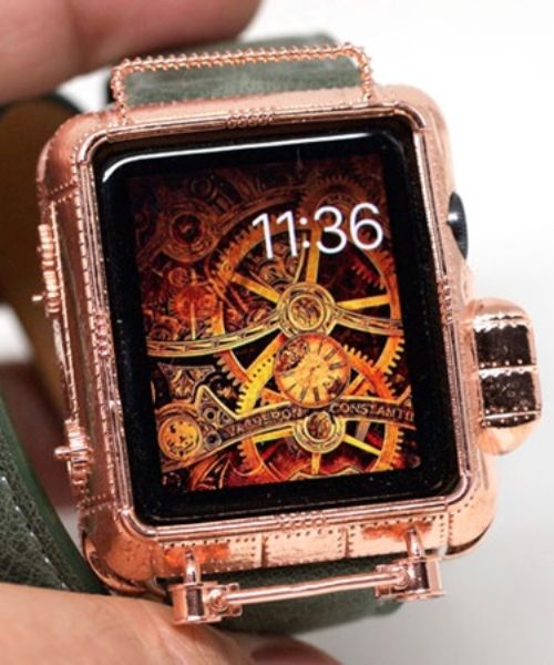 Steampunk Copper Apple Watch Cover - ThingsFromMars.com
