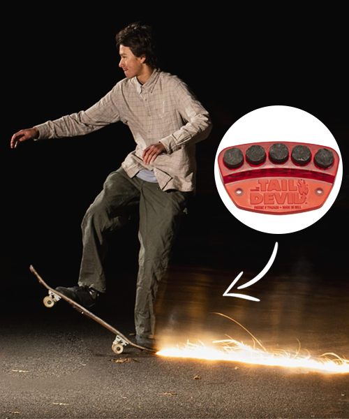 Tail Devil Skateboard Spark Plate - ThingsFromMars.com